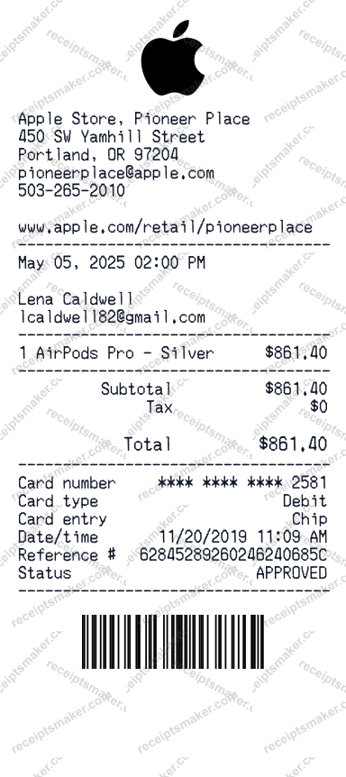Equipment Rental Receipt Generator | Free Printable Templates | Receipt ...