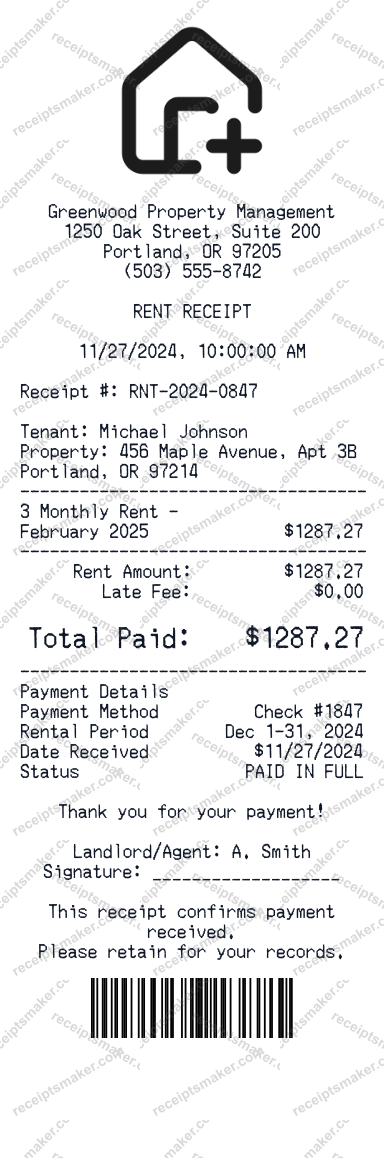Car Rental Receipt Generator | Free Printable Templates | Receipt Maker